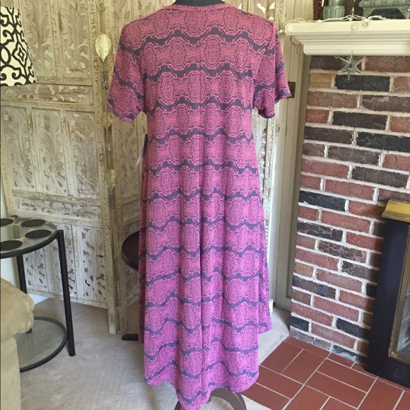 LuLaRoe | Dresses | Nwt Lularoe Pretty Purple Pink Carlym | Poshmark